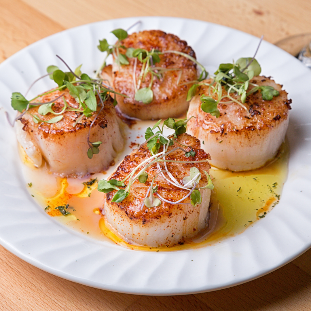 Honey Ginger Scallops – J. Olive Co.